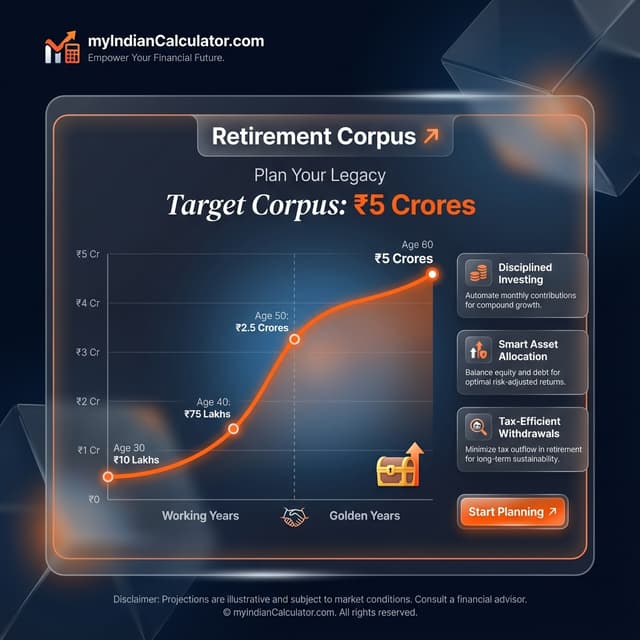 Retirement Planner & Pension Calculator | myIndianCalculator.com